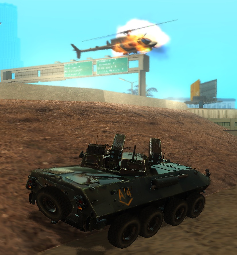 Grand Theft Airstrike: [REL]LAV-AD with working AA Gun from Battlefield 3