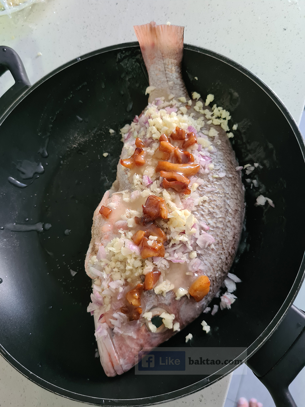 Garlic and Herb Baked Mangrove Jack Recipe