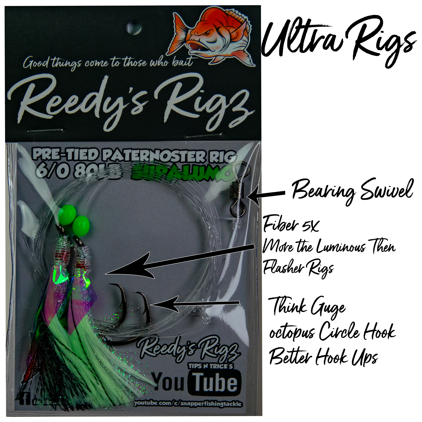 SNAPPER FISHING WITH SNAPPER SNATCHERS: introducing Reedy's Ultra Rig ...