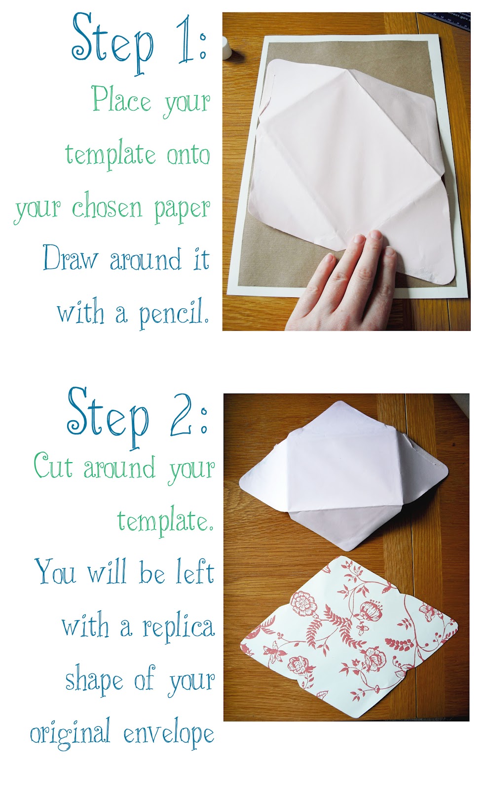 Design and Nonsense envelope tutorial | little paper things