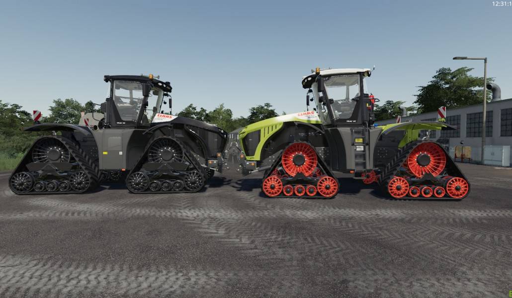 FS19 Claas Xerion 4000-5000 TeraTrac - FS 19 & 22 USA Mods Collection