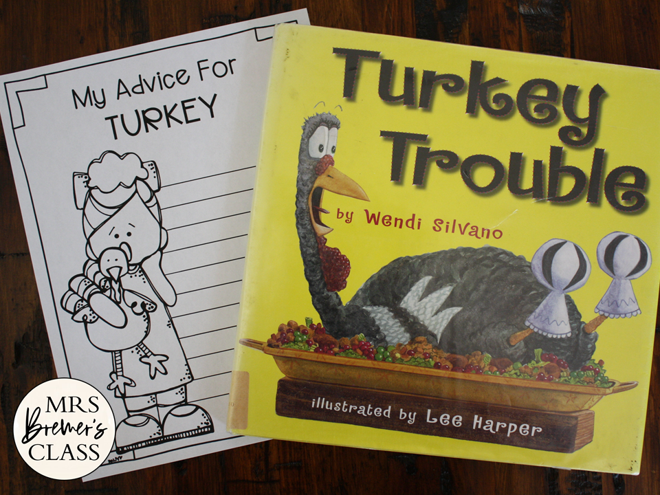 Turkey Trouble | Book Activities and Craftivity | Mrs. Bremer's Class