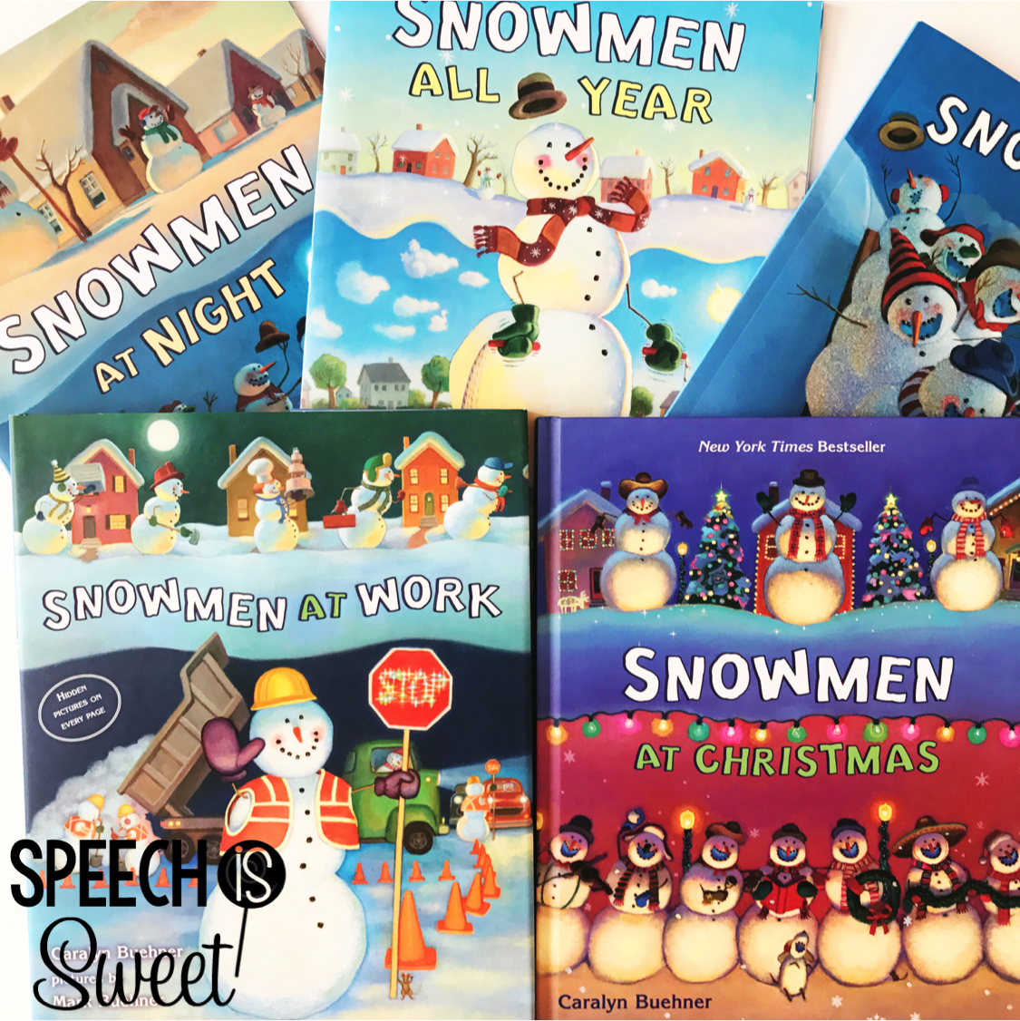 Snowman Books for Speech Therapy! - Speech is Sweet