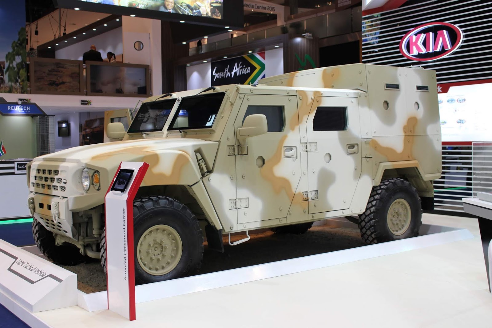 ROK Defense: Armored Kia KM450 light utility vehicle