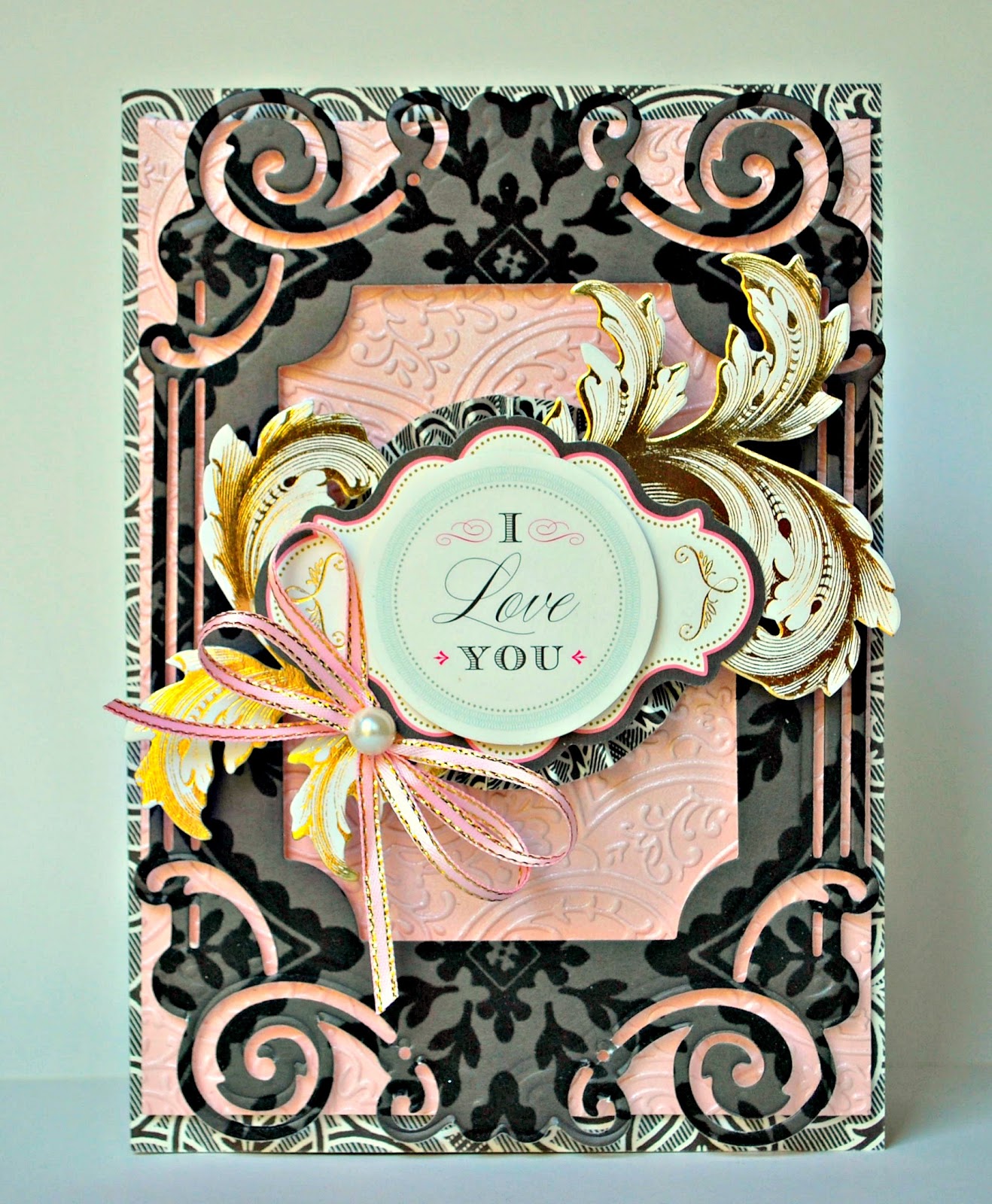 Crafty Creations with Shemaine: Anna Griffin Flocked Cardstock Layers