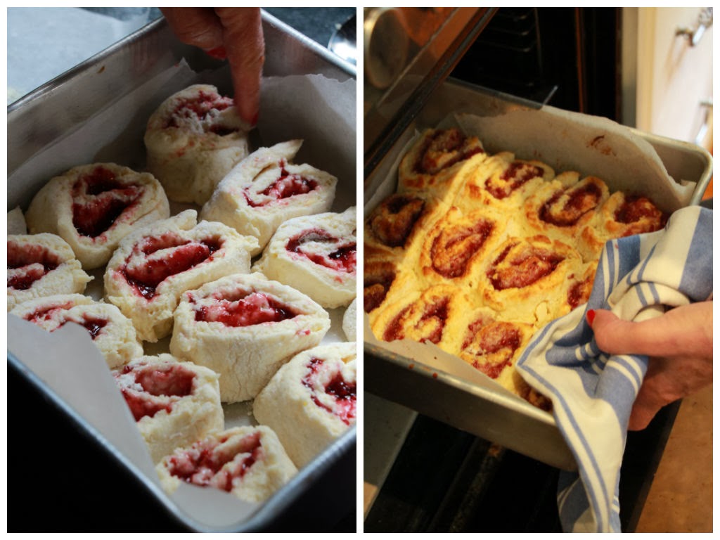 Apricot Tart: Quick and Easy Raspberry Jam Scrolls