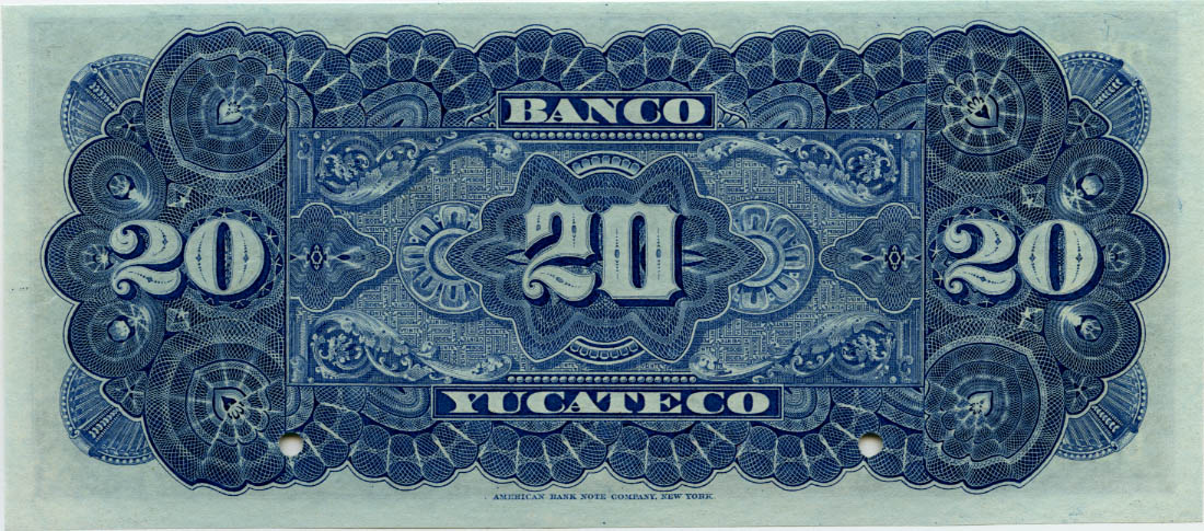 Mexican banknotes 20 Pesos El Banco Yucateco|World Banknotes & Coins ...