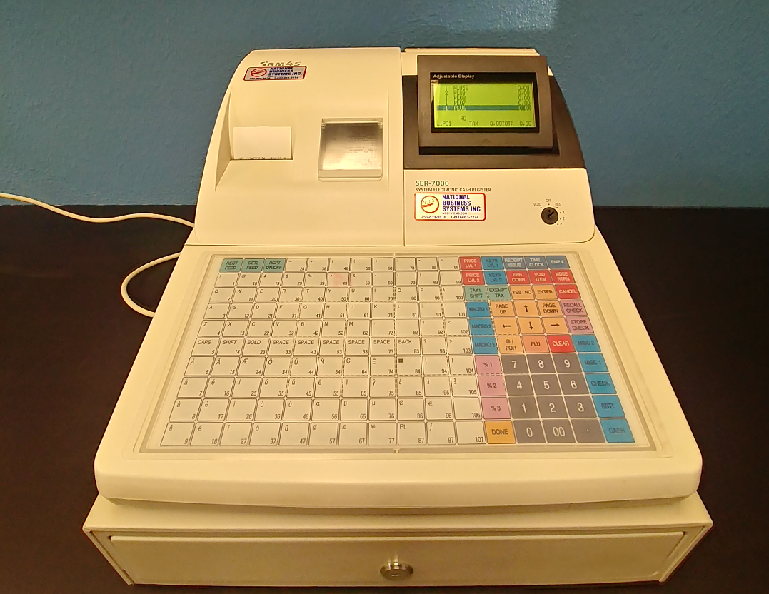 Samsung and SAM4s Cash Registers: Limited number of used SAM4s SER-7000 ...