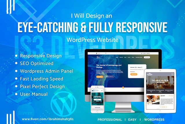 Design Eye-Catching and Fully Responsive Wordpress Website Design Eye-Catching and Fully Responsive Wordpress Website