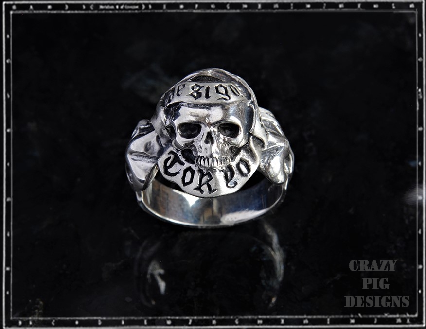Crazy Pig Designs Japan: 【CRAZY PIG DESIGNS TOKYO限定販売】Tokyo Skull Ring