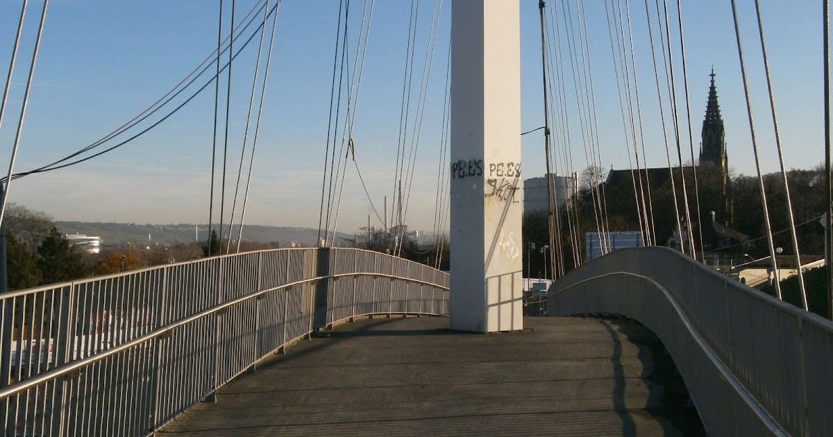 Wege in der Region Stuttgart: Rosensteinstege (Leuze-Steg) in Stuttgart-Ost und Stuttgart-Bad ...