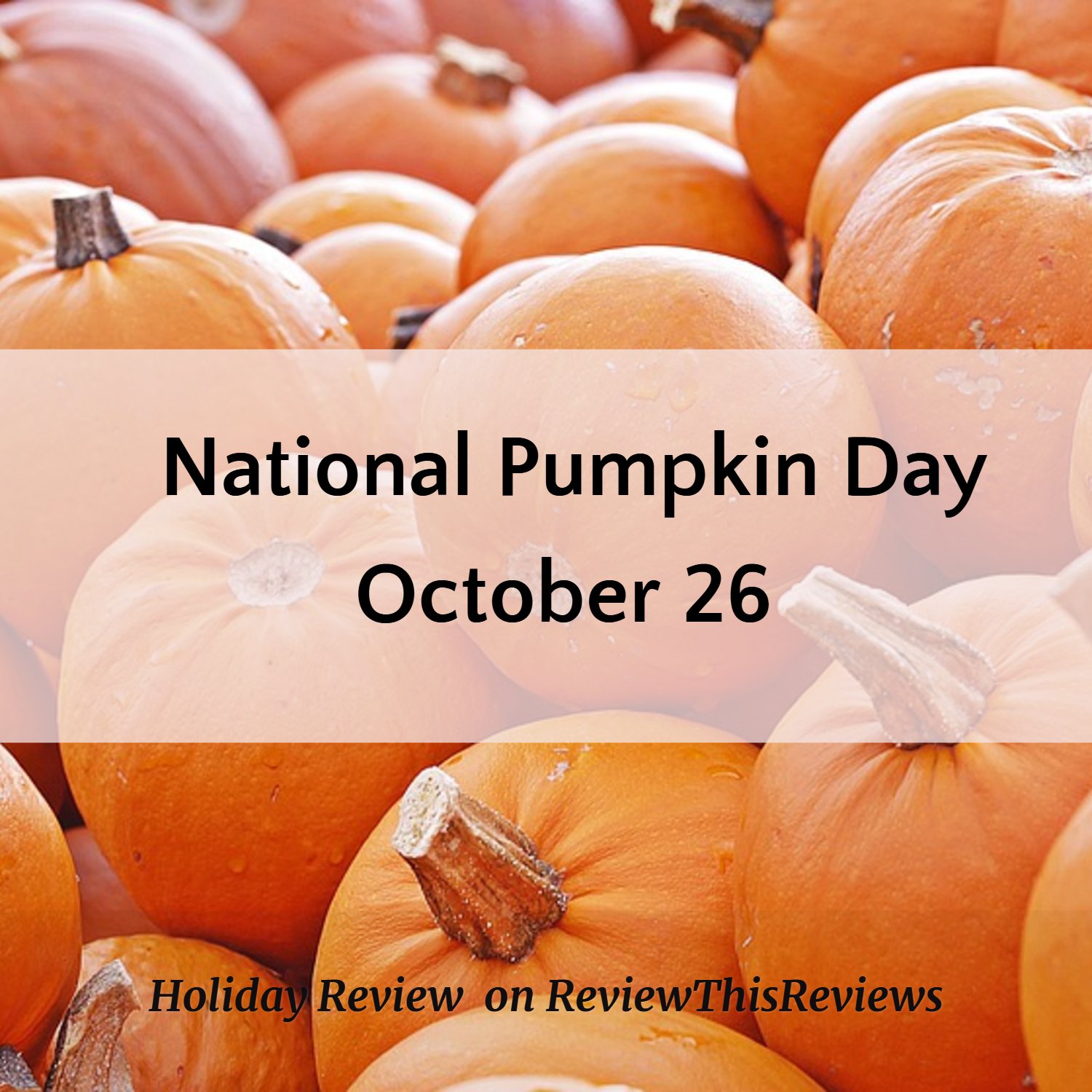National Pumpkin Day Review