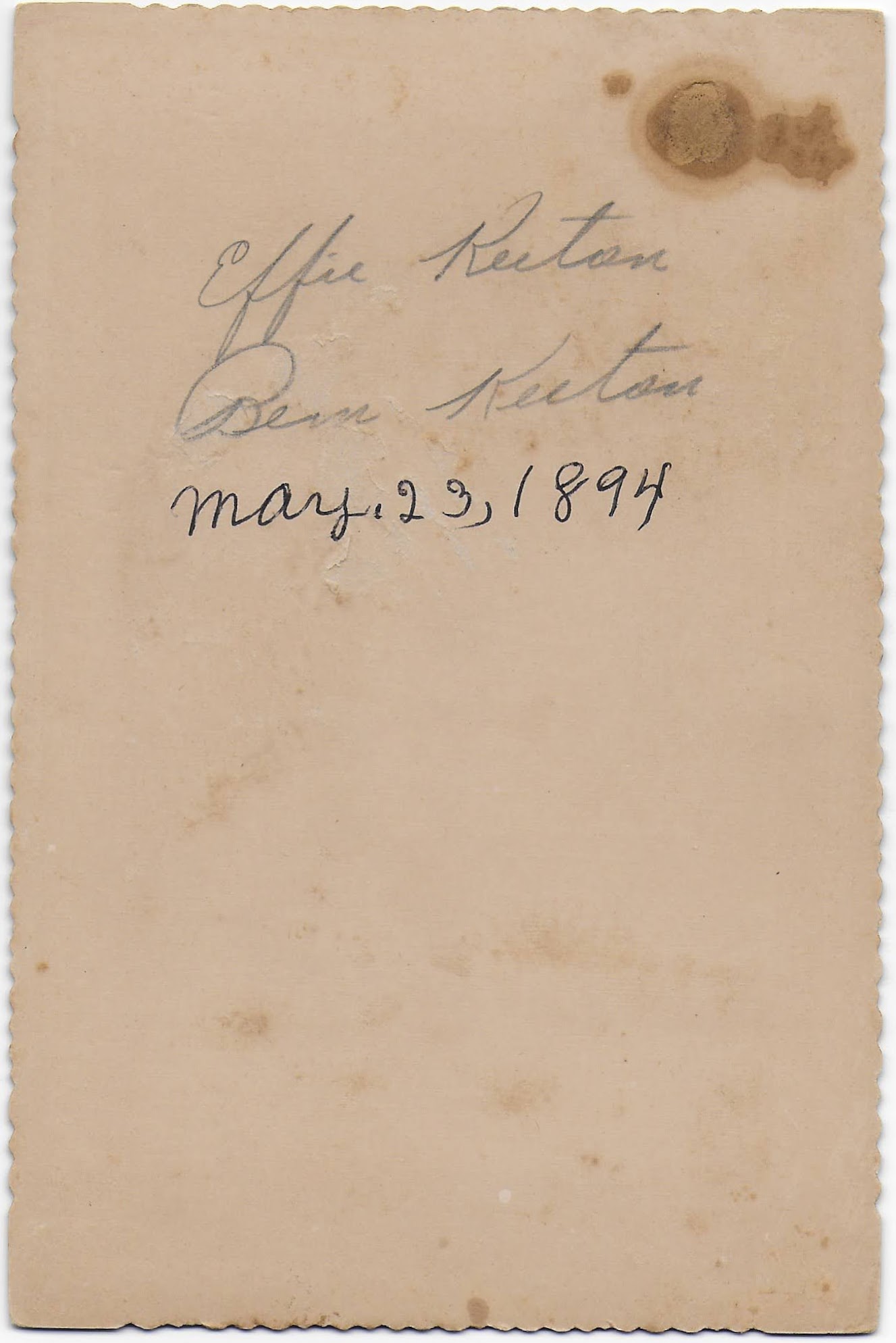 Heirlooms Reunited: c1900 Photographs of Nancy (Slack) Keeton (1820 ...