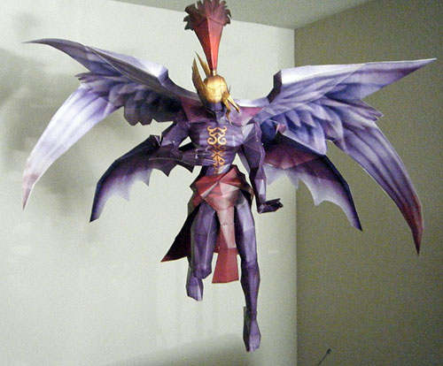 Final Fantasy VI: Kefka God of Magic Form Paper Model | Paperized Crafts