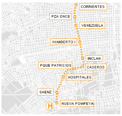 Gentili presentó proyecto para modificar parte del trazado de la línea ...