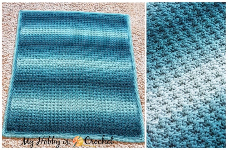 Beginner crochet afghan patterns ombre yarn - blmaz