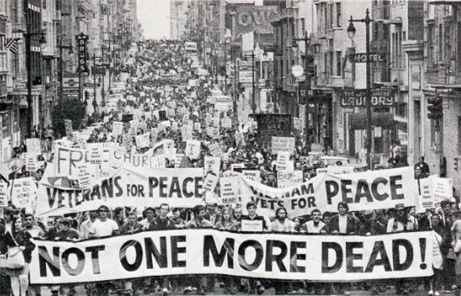 Child of the Sixties Forever: A San Francisco Peace March. Late 1960s