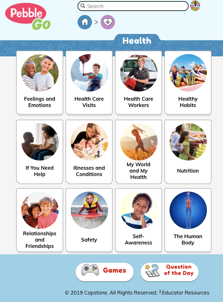 The Library Voice: The Recording Is Live For The PebbleGo Health ...