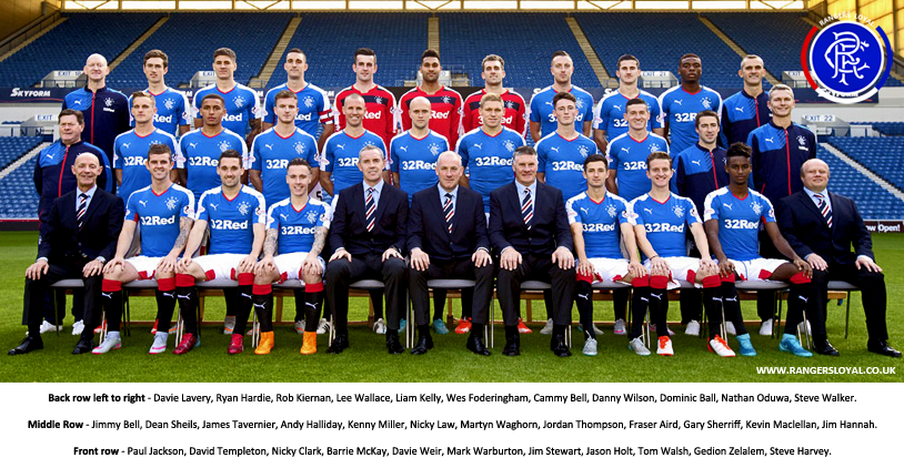 Rangers Loyal: 2015/16 Squad Photo
