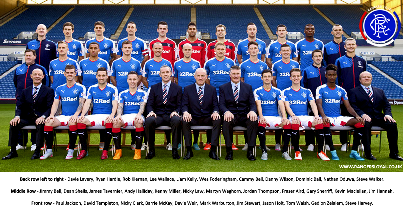 Rangers Loyal: 2015/16 Squad Photo