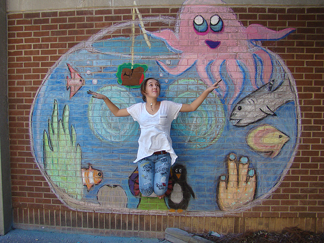 Art of Apex High School: SchoolArts Magazine Article : Interactive Murals