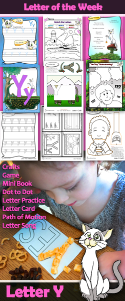 Glimmercat Education: Letter of the Week for Y