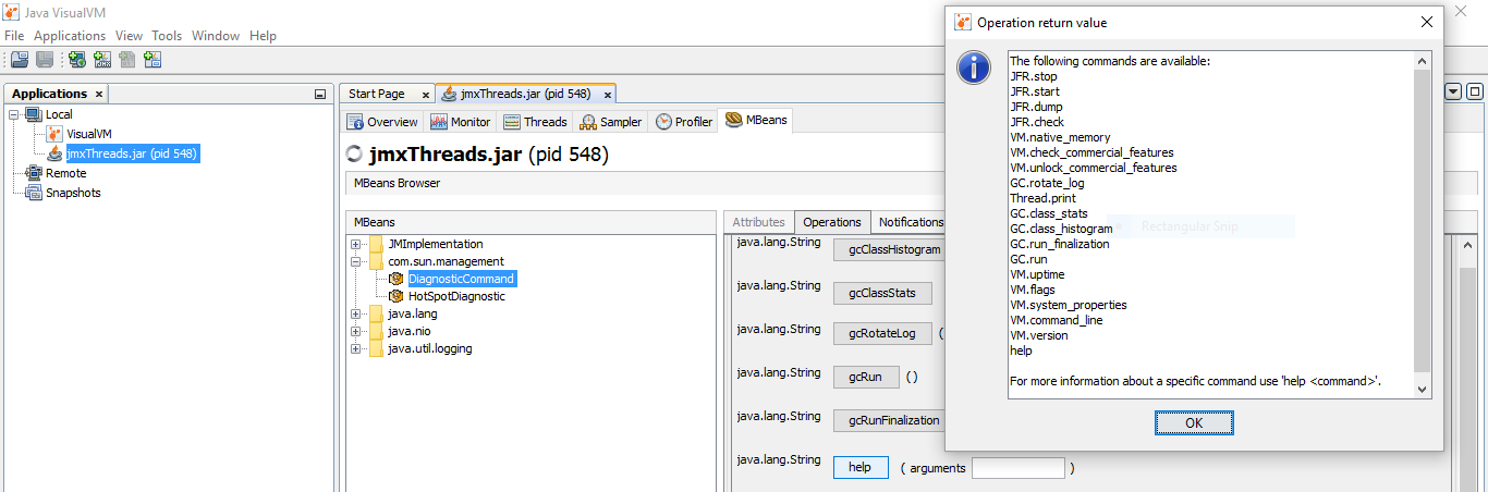Inspired by Actual Events: Looking at DiagnosticCommandMBean in ...