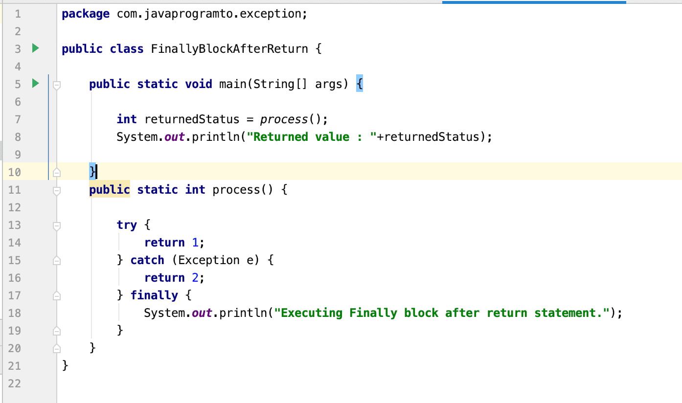Java Finally Block: Does Finally Execute After Return? | JavaProgramTo.com Java Finally Block: Does Finally Execute After Return? | JavaProgramTo.com
