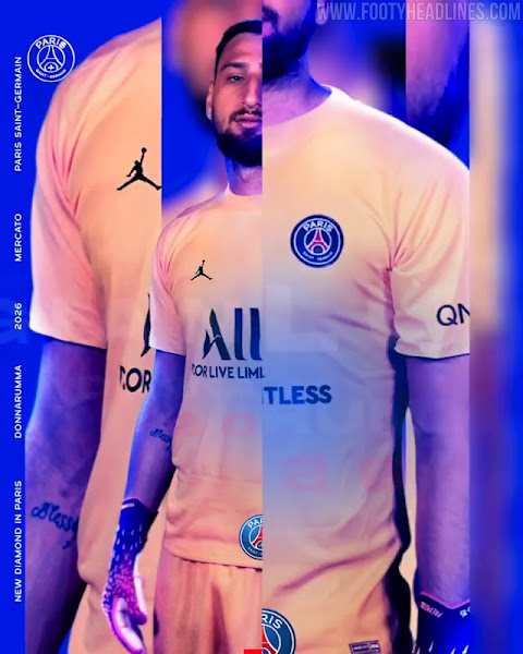 Jordan PSG 21-22 Goalkeeper Kits Revealed - Footy Headlines