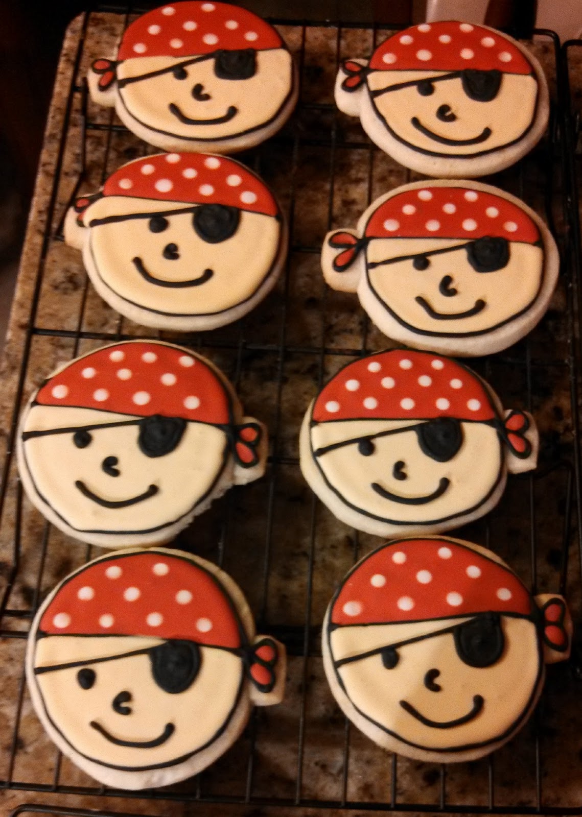 Sugar & Spice Sweets: Pirate Face Cookies