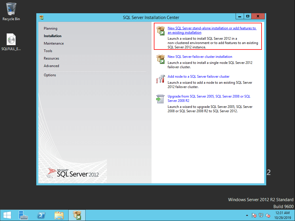 Microsoft SQL Server 2012 Kurulumu - Mustafa Sabri OĞUZ