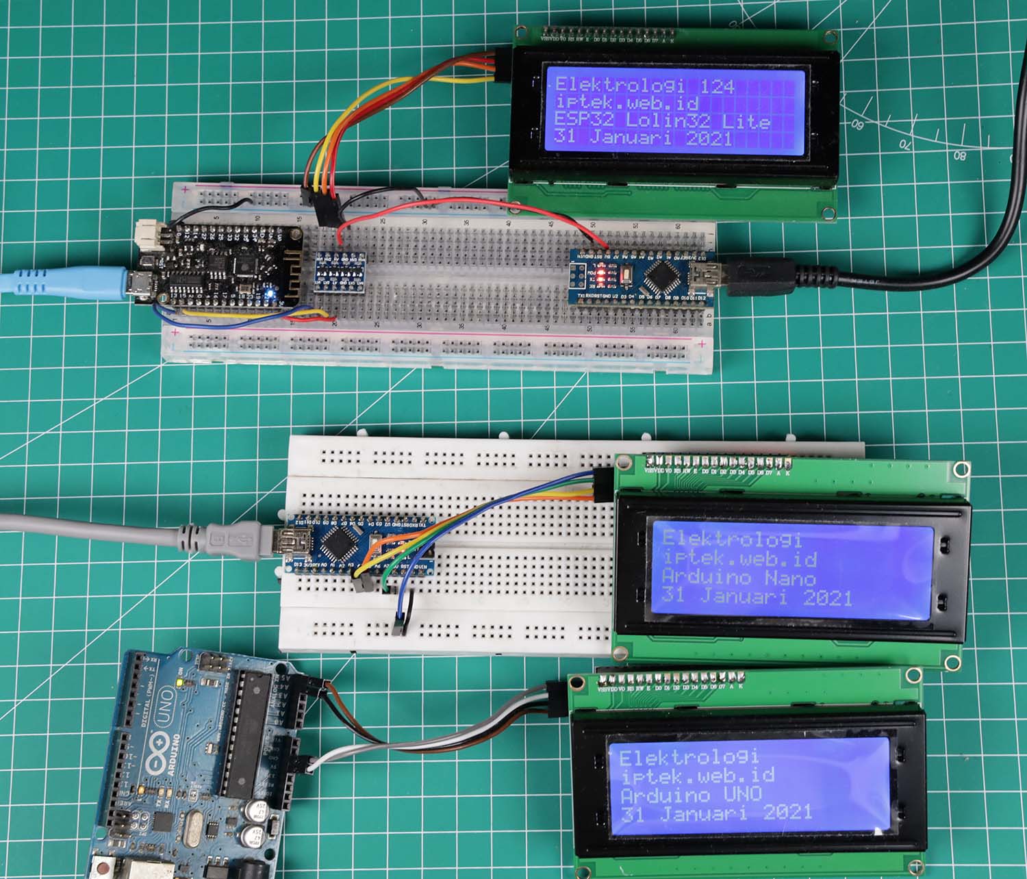 Waskita Adijarto: Percobaan LCD 20x4 Dengan Berbagai Mikrokontroler Waskita Adijarto: Percobaan LCD 20x4 Dengan Berbagai Mikrokontroler