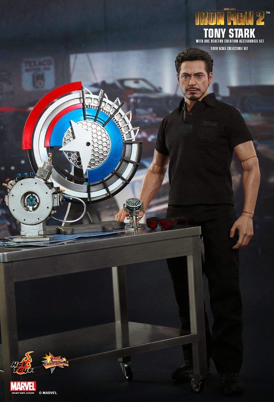 TekSushi™: 1/6th scale Tony Stark with Arc Reactor Creation Accessories ...