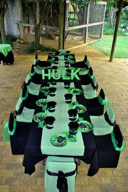 60 ideas para fiestas de Hulk