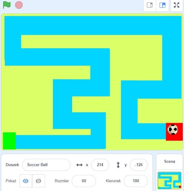 Labirynt-tworzymy prostą grę!