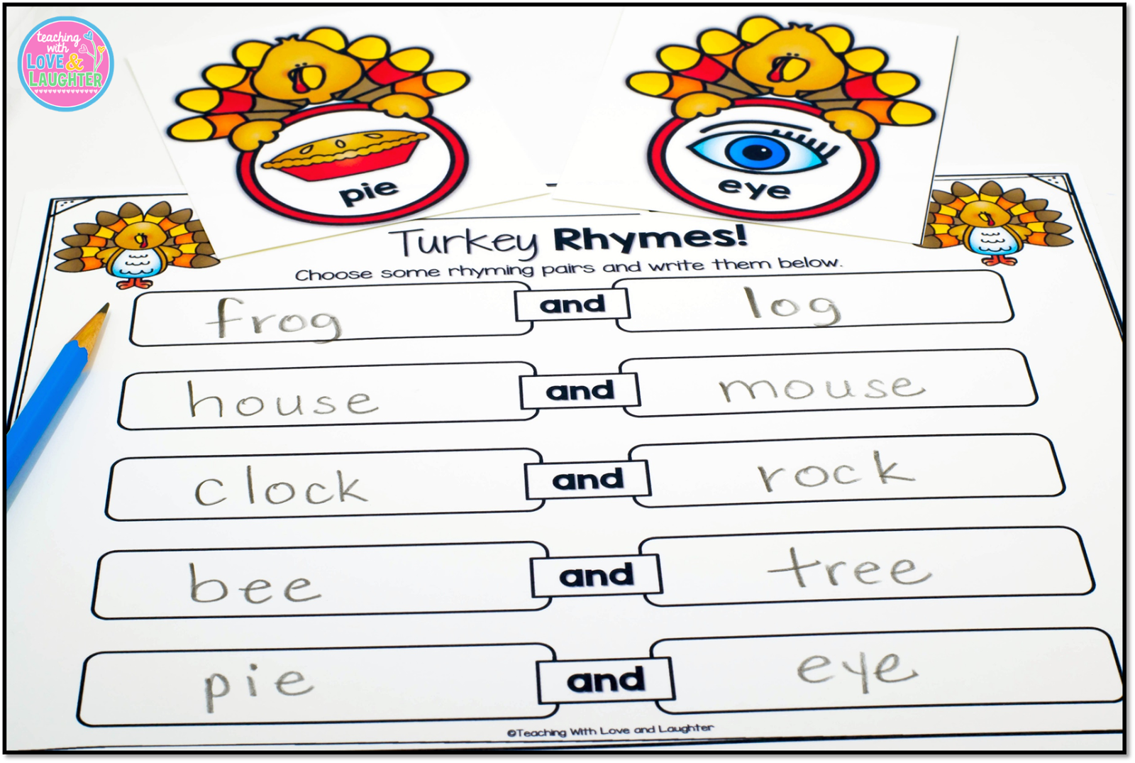 Teaching With Love and Laughter: Thanksgiving Literacy Center Activities