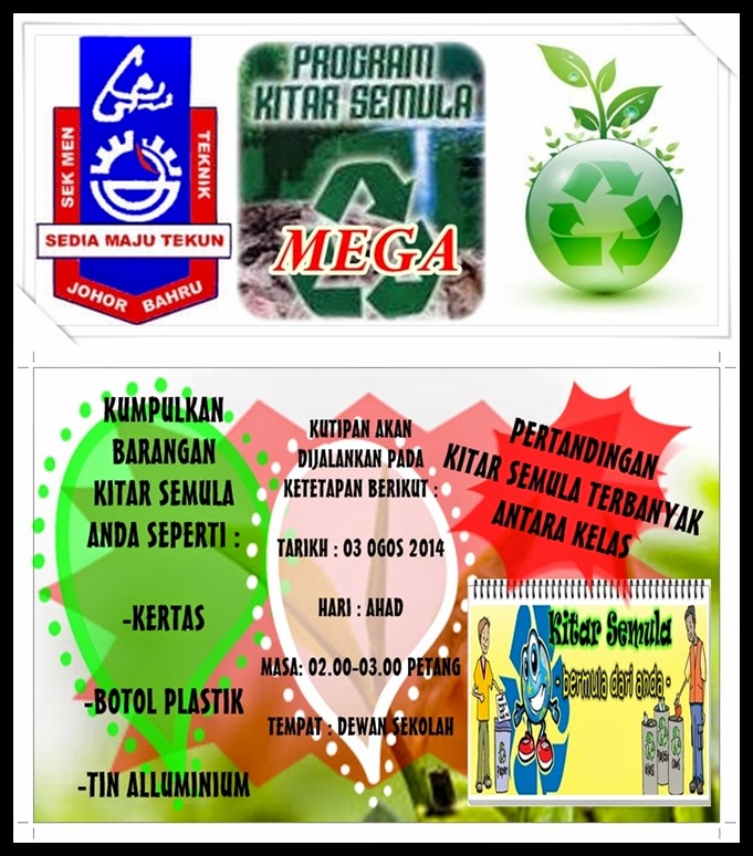 SM TEKNIK JOHOR BAHRU: PROGRAM KITAR SEMULA MEGA