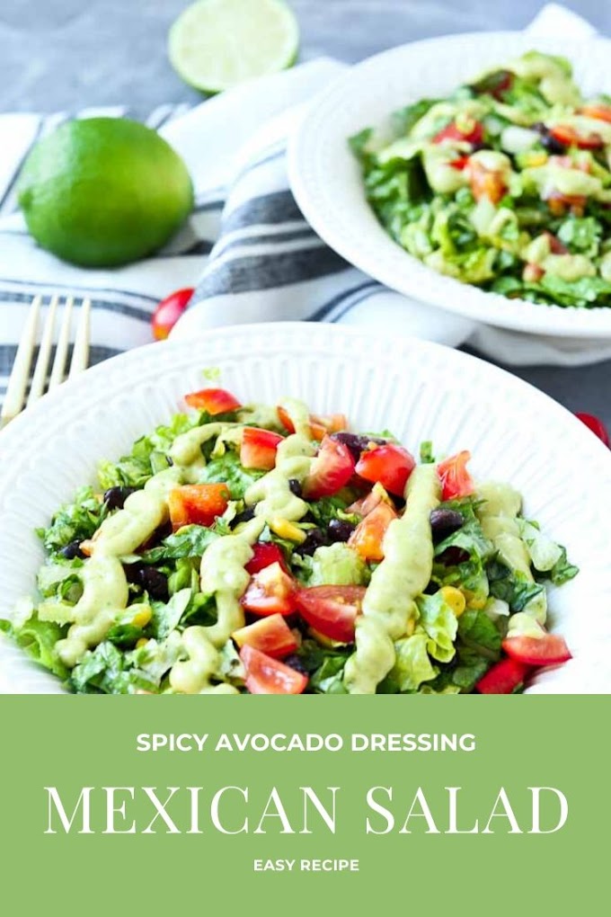 Mexican avocado salad tortilla chips