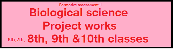 FA-1 Biological Science Project Works For 6th To 10th Classes - Leading ...