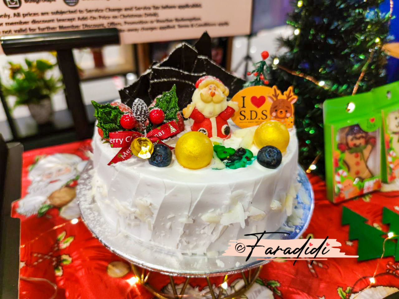 Kek Krismas Special Edition SDS Cafe & Bakery