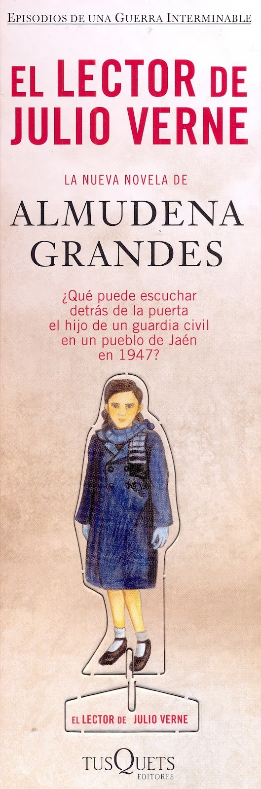 SENYAL DE PLANA: "El Lector de Julio Verne" de Almudena Grandes de ...