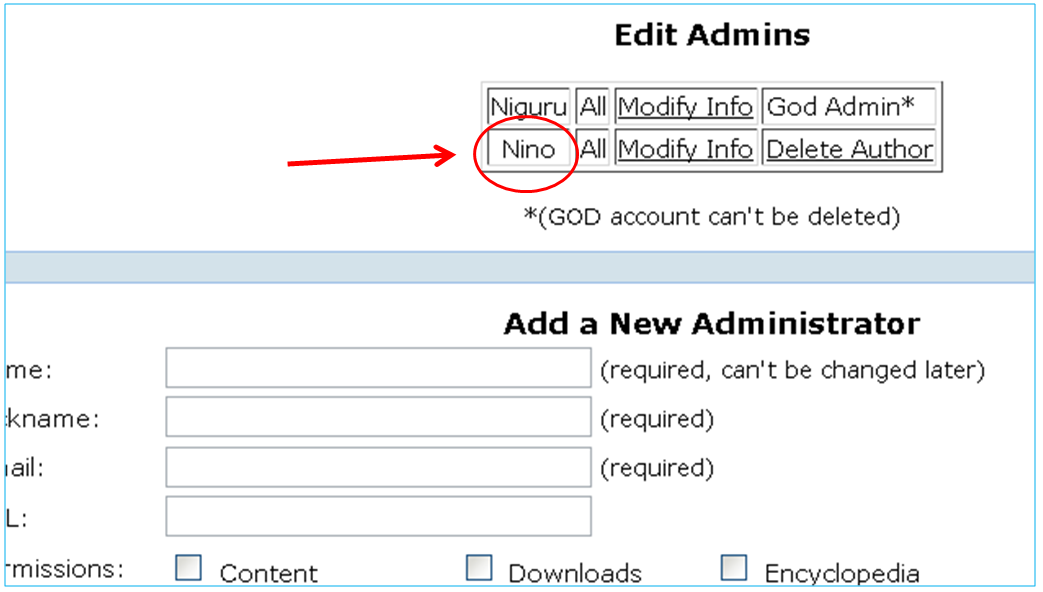 Menambah Admin Pada PHP Nuke - Niguru Indonesia