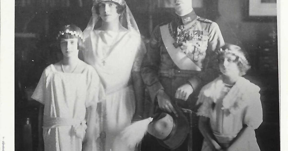 Royal Musings: Crown Prince Carol weds Helen of Greece