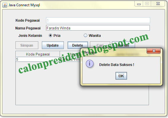Aplikasi Crud Java Koneksi Java Dan Mysql Contoh Download Program C Php Java Web C