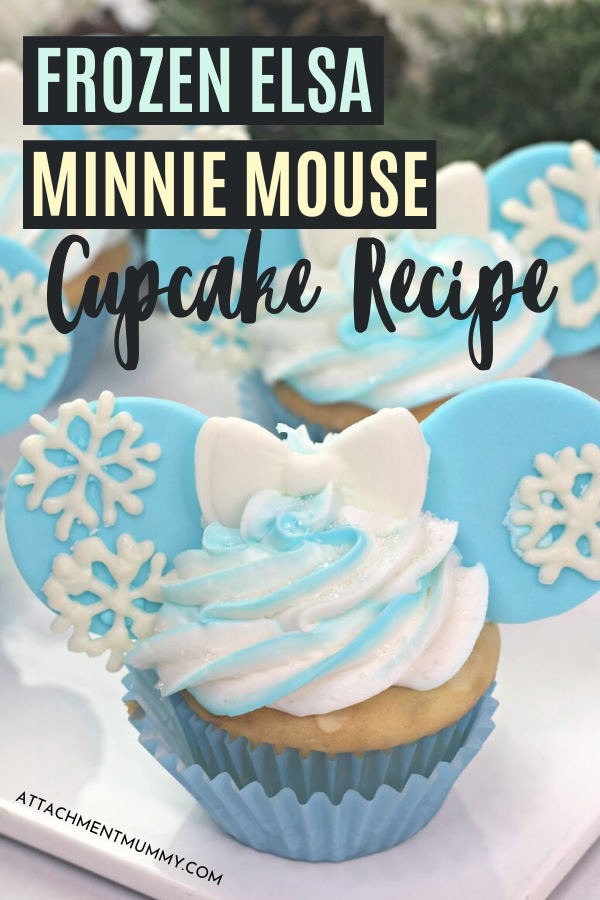 Disney Frozen Elsa Minnie Mouse Ears Cupcake Recipe