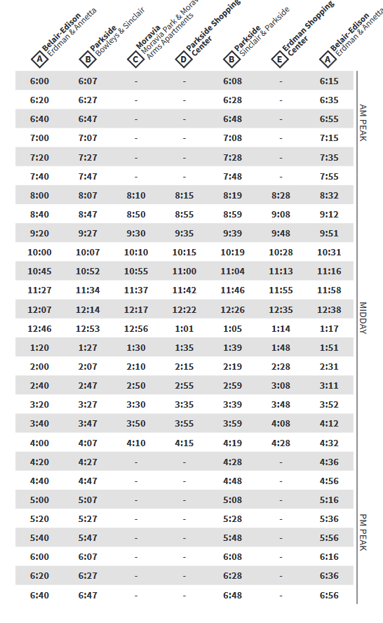 Scheduling 104: Headways and Span of Service