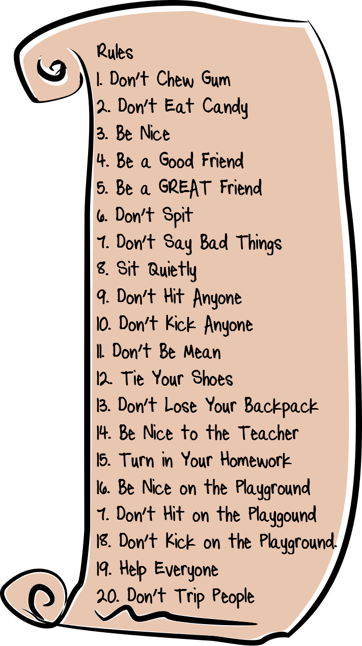 Teaching Isn't So Bad: "Be Good" and Other Ineffective Rules.