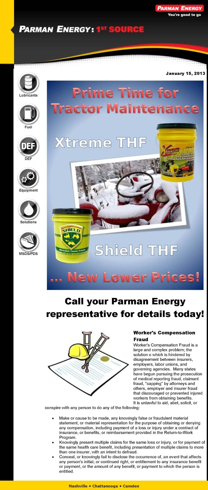 Parman Energy Newsletter