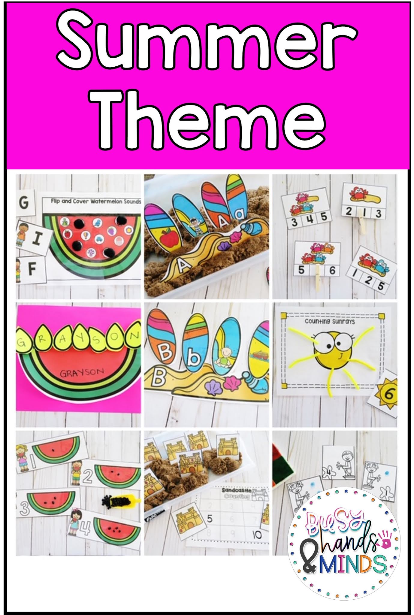 Preschool Themes | Busy Hands and Minds