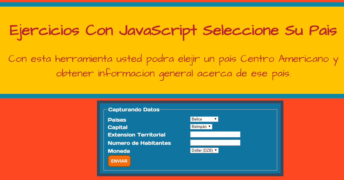 COMBOBOX O SELECT DINÁMICOS CON JAVA SCRIPT - MaDesWeb